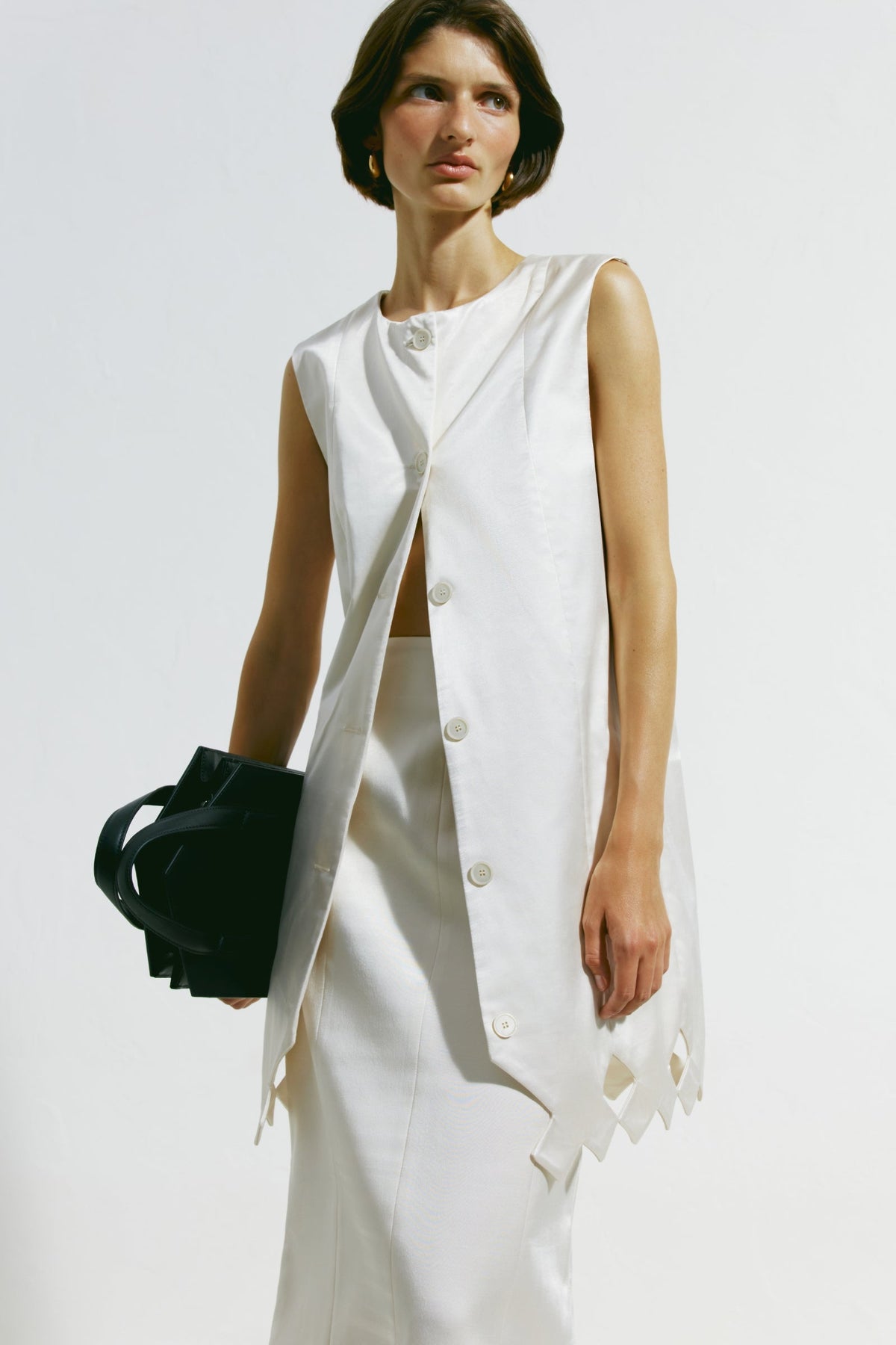 Tympan Vest Creamy White – Couper